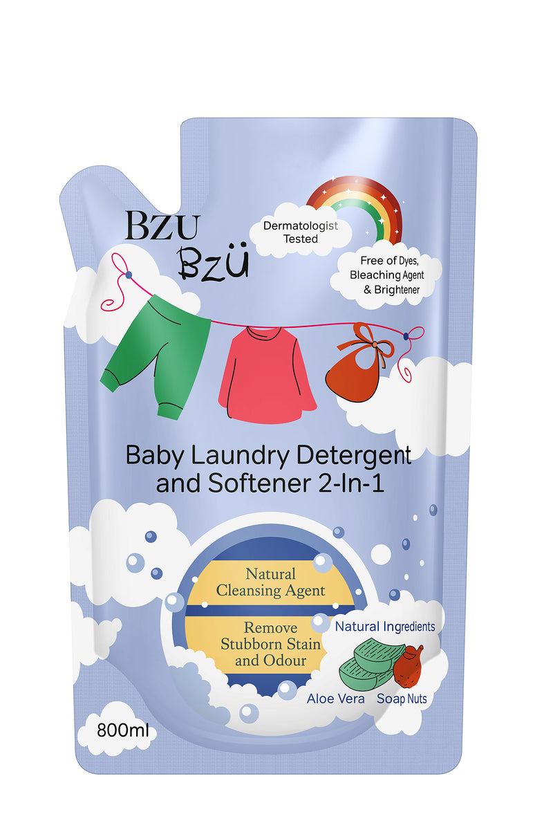 Baby Laundry Detergent and Softener 2-in-1 - 800ML Refill – Lady Avenue
