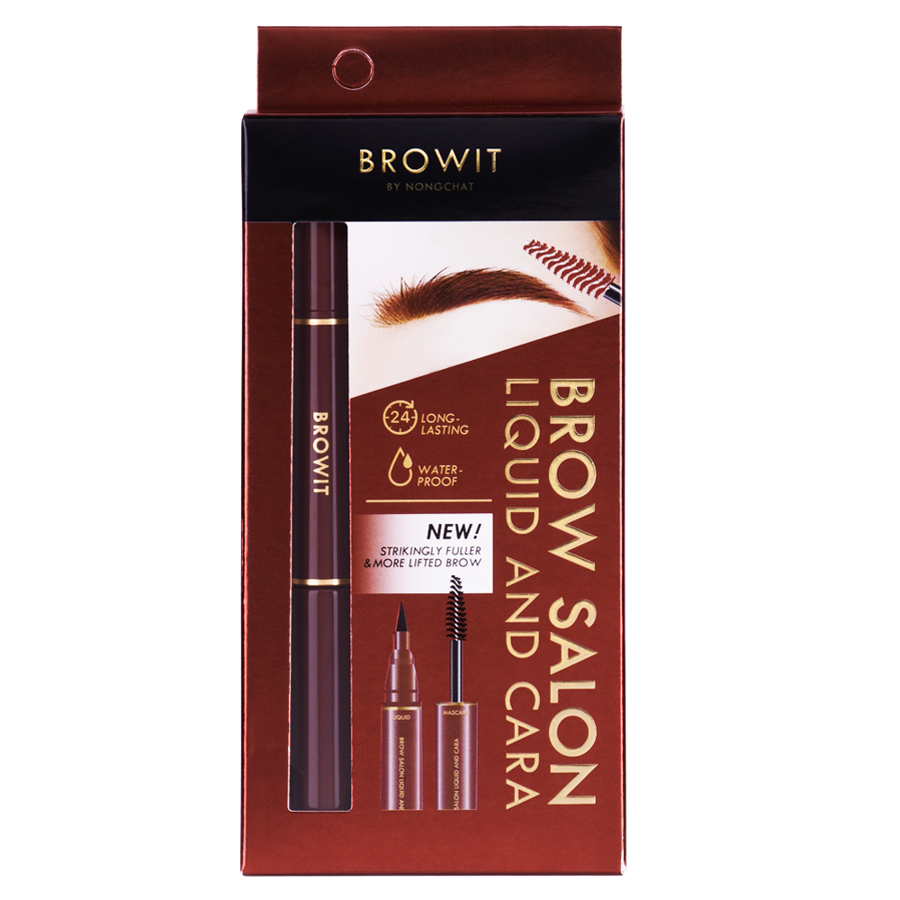 Brow Salon Liquid and Cara 1ml+3.5g Browit 02 Gorgeous Brown (Y2021 ...