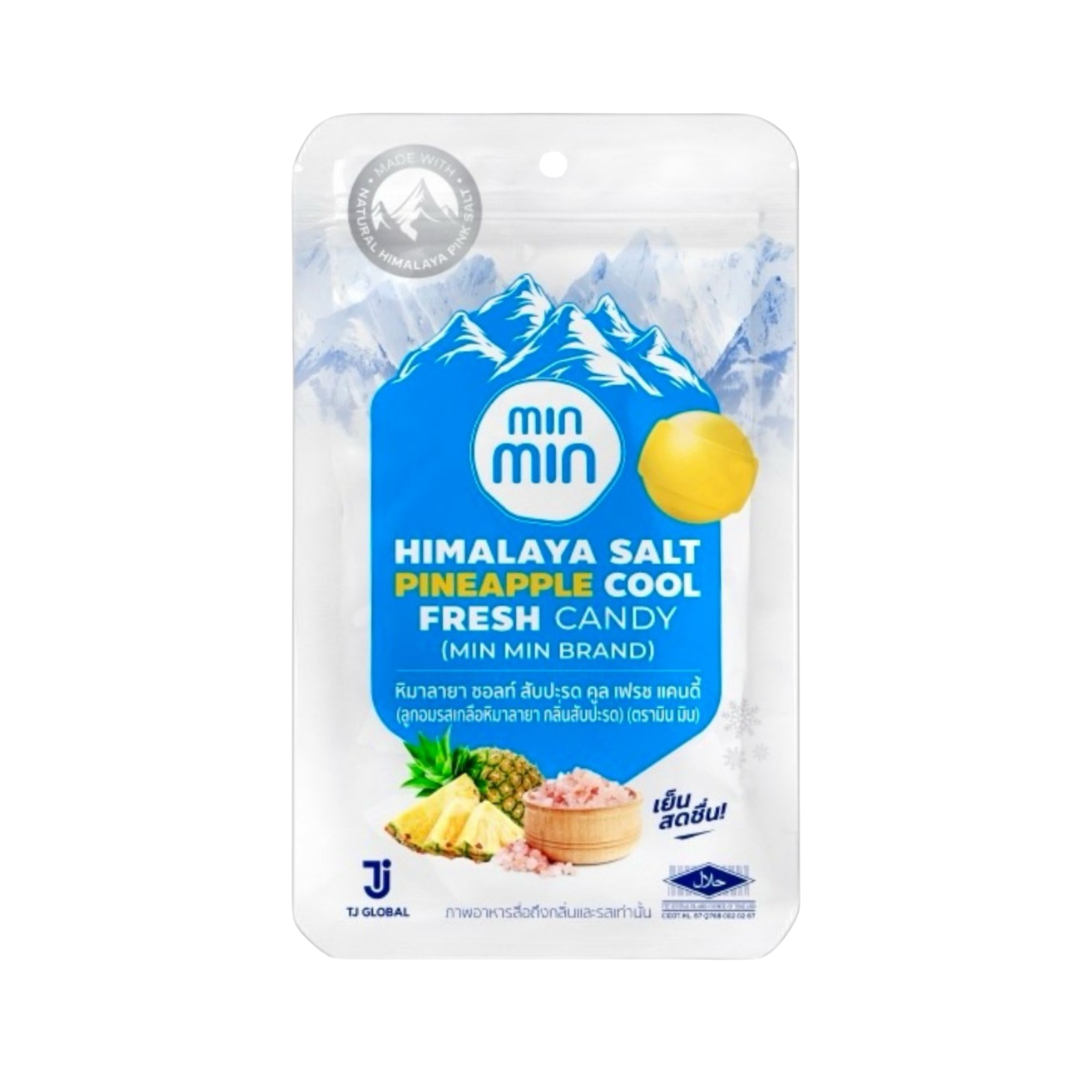 MIN MIN - Himalaya Salt Pineapple Cool Fresh Candy 21g – Lady Avenue